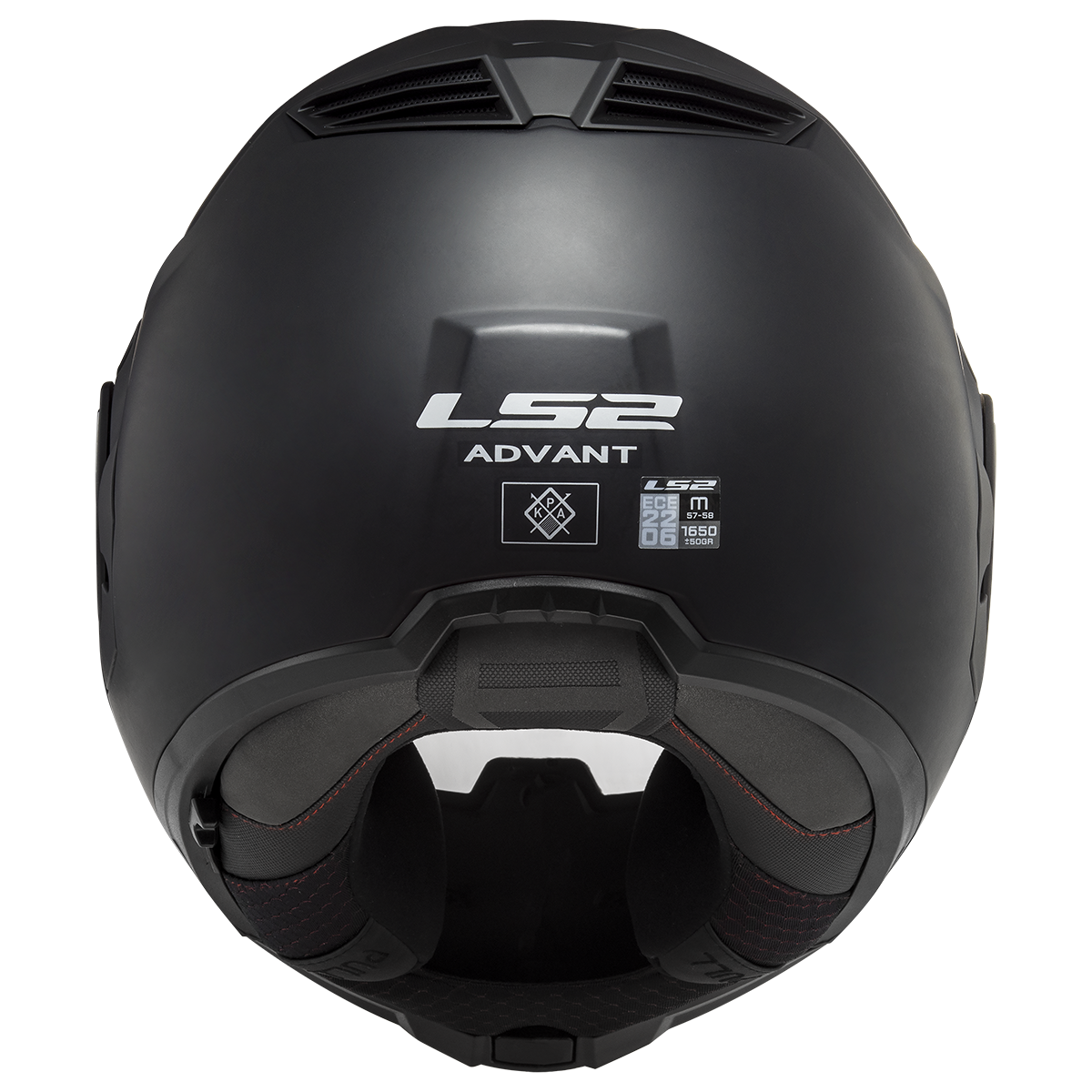 LS2 FF906 Advant Motorcycle Helmet - Matt Black – Playwell Bikers